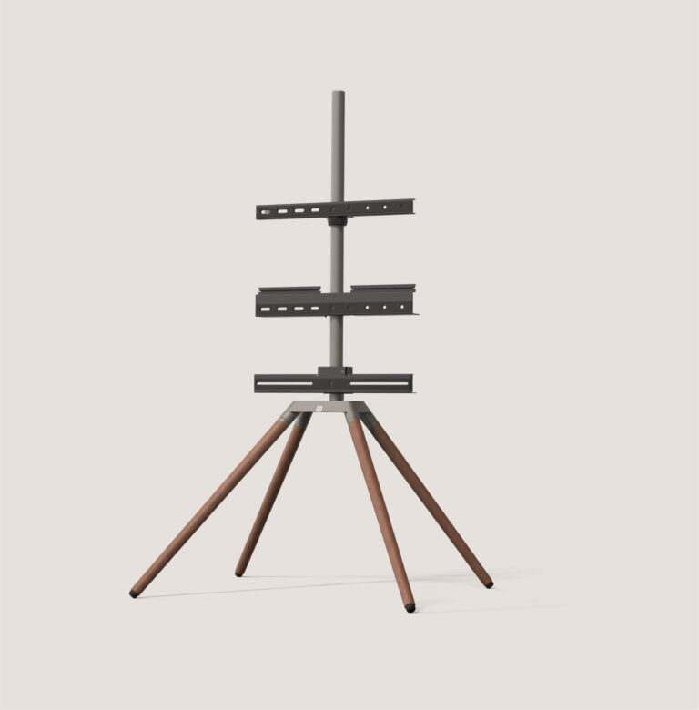 Quadpod TV stand - D'Andrea and Evers Design Agency